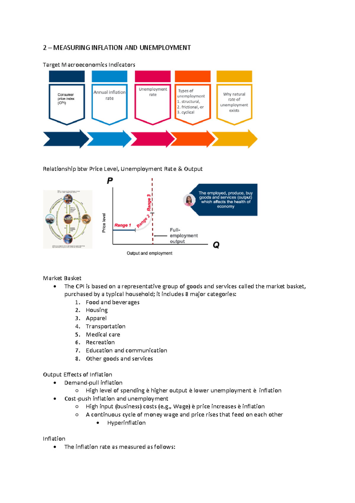 ECON 2 - lecture and tutorial notes - 2 – MEASURING INFLATION AND ...