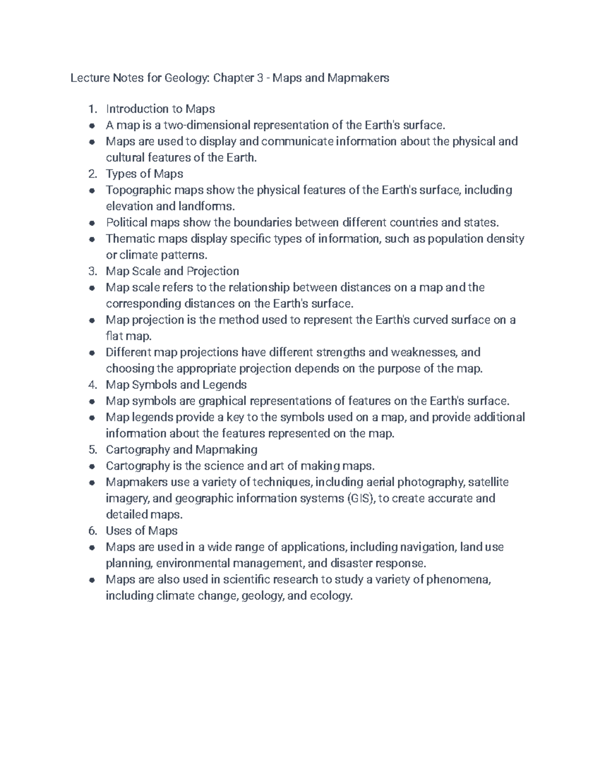 Geo 3 - Notes for chapter 3 - Lecture Notes for Geology: Chapter 3 ...