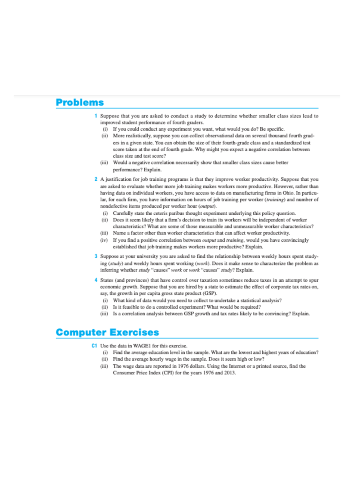 BT Ktltc Ch1 - Problems 1 Suppose that you are asked to conduct a study to determine whether ...