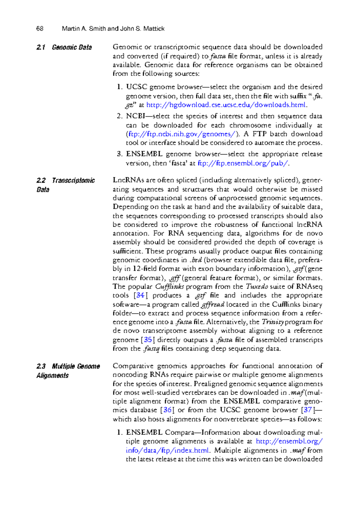 Fundamentals Of Bioinformatics 26 2 Genomic Data Genomic Or Transcriptomic Sequence Data