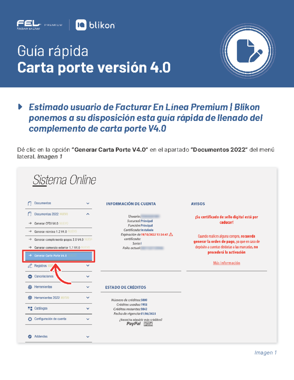FEL-Guia Rapida Carta Porte V 4 - Guía rápida Carta porte versión 4. ȩ ...