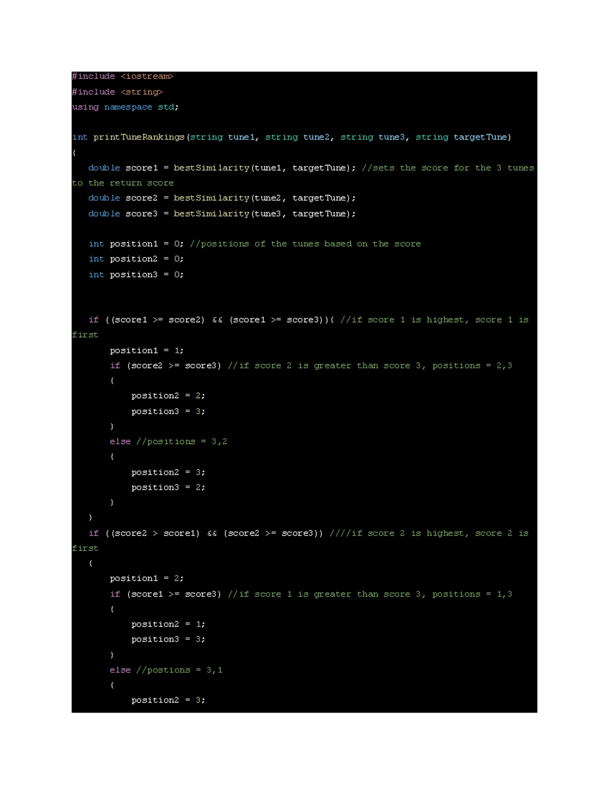 Computer Science Code print Tune Rankings - #include #include using namespace std; int - Studocu