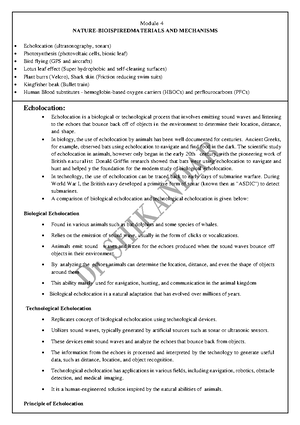 Biology for Engineers Notes Module 1-3.pdf - 21BEA45 Biology for ...