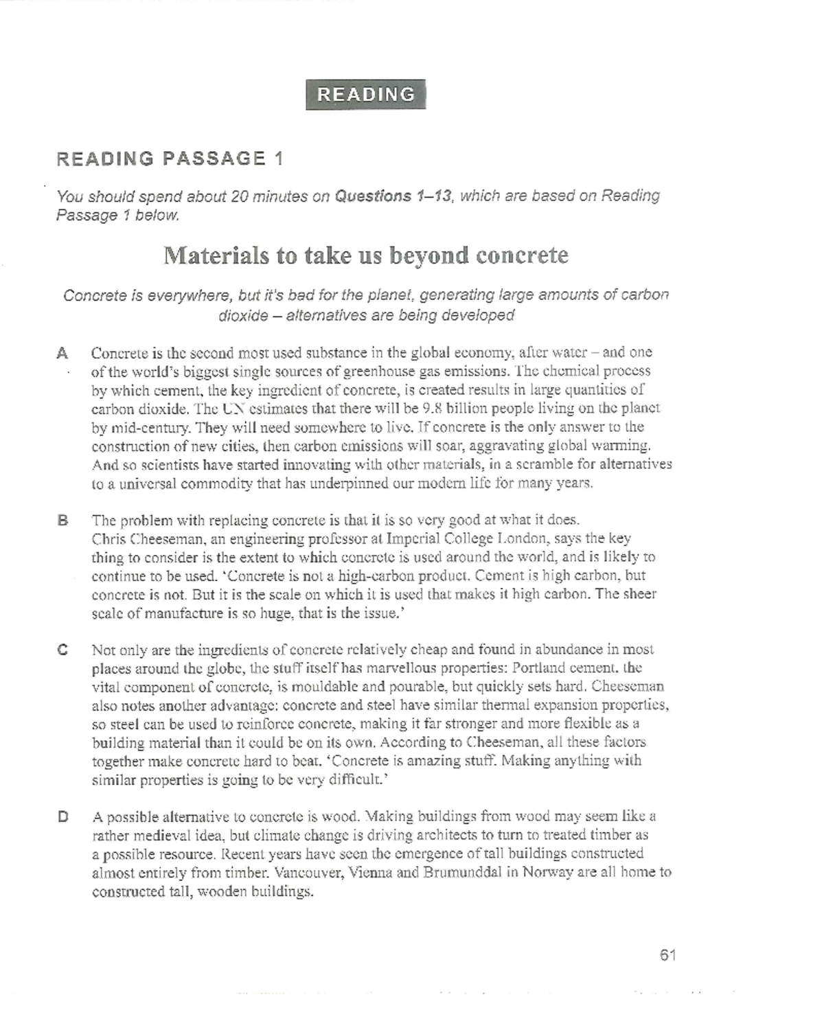 3. Reading - Cambridge 18-pages - Studocu