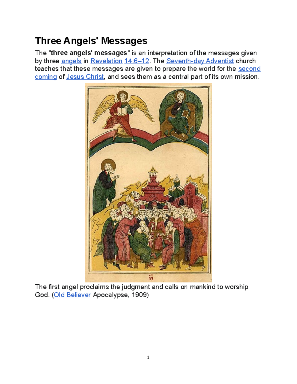 Three Angels Messages - bbbbbbbbbbbbbbbdf - Three Angels' Messages The ...