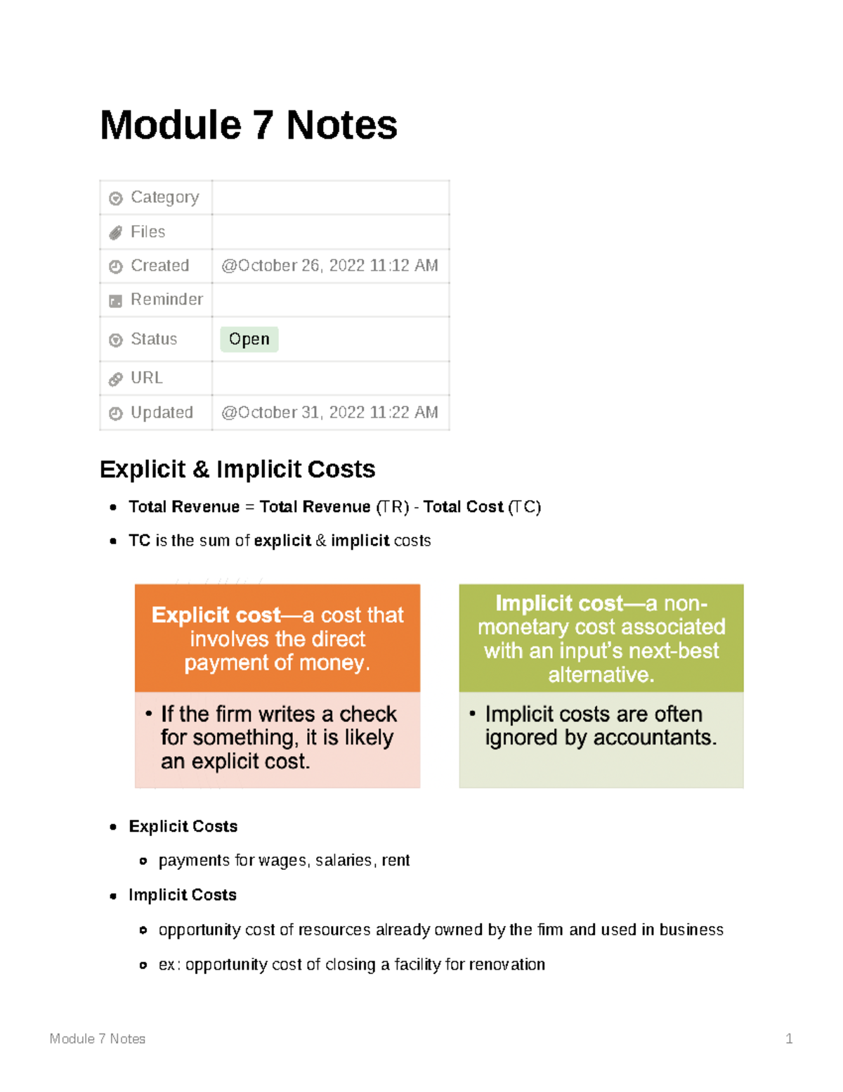 Module 7 Notes - Module 7 Notes Category Files Created Reminder Status ...