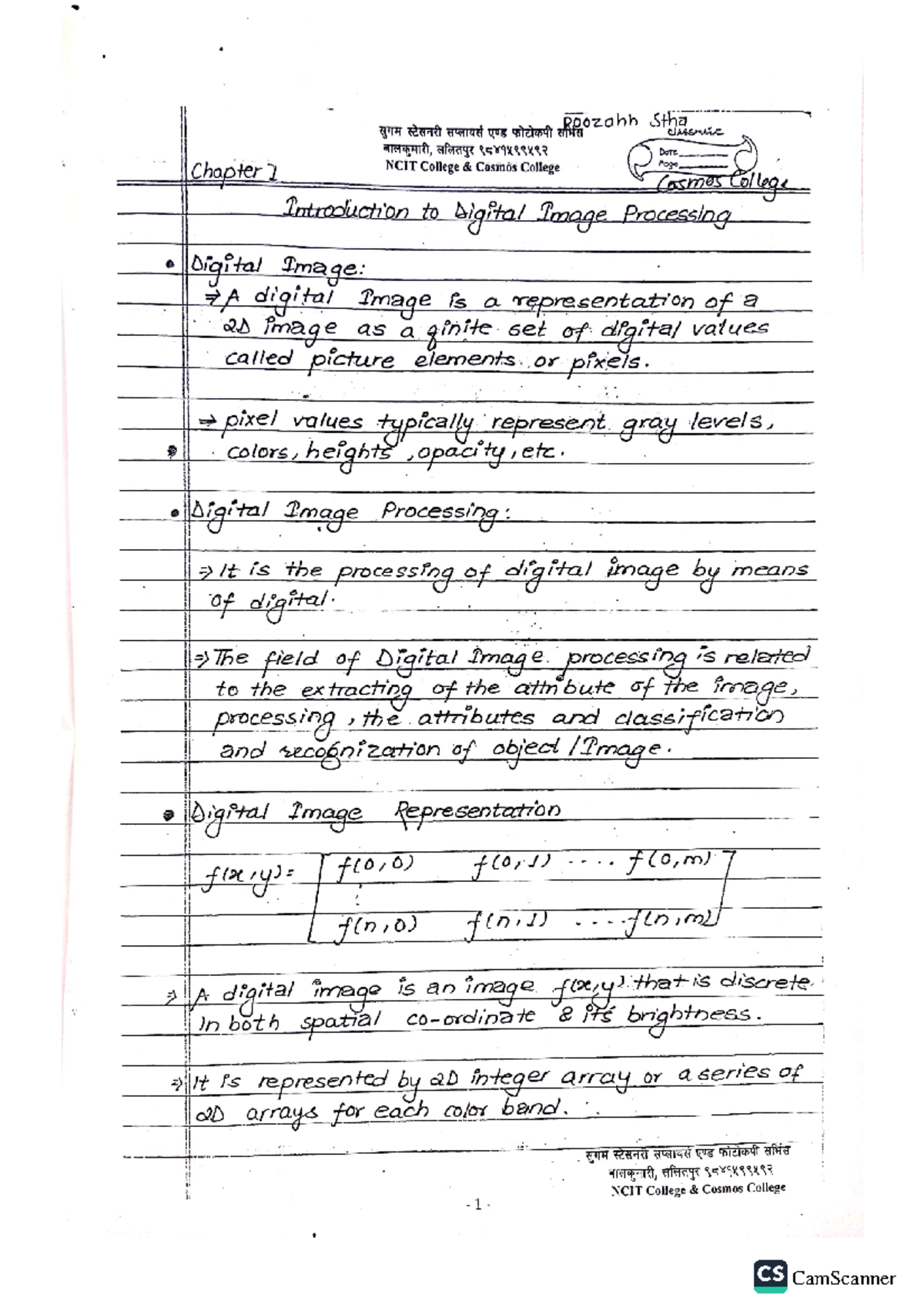 IPPR - ippr - Image Processing and Pattern Recognition - Studocu