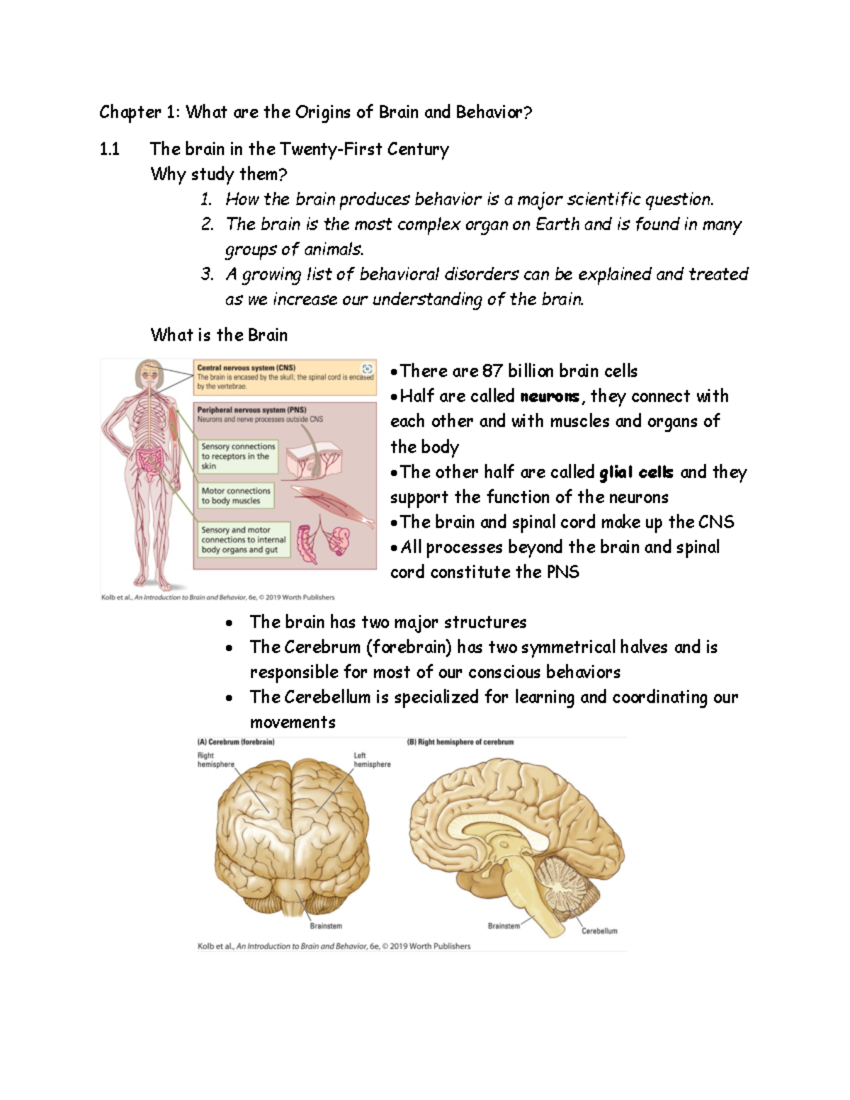 Chapter 1 What are the Origins of Behavior - Chapter 1: What are the ...