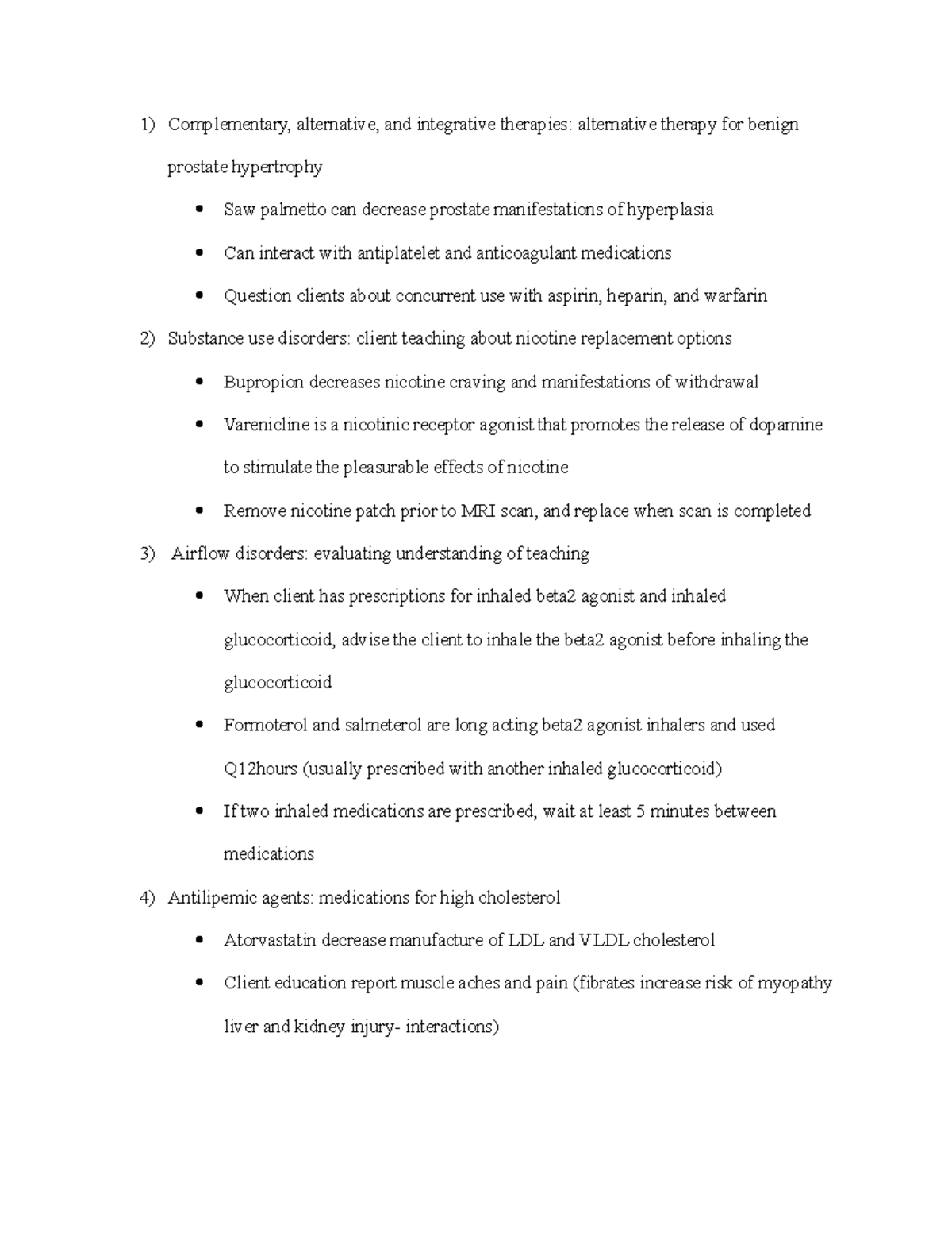 NS 474 proctored ati focus review - Complementary, alternative, and ...