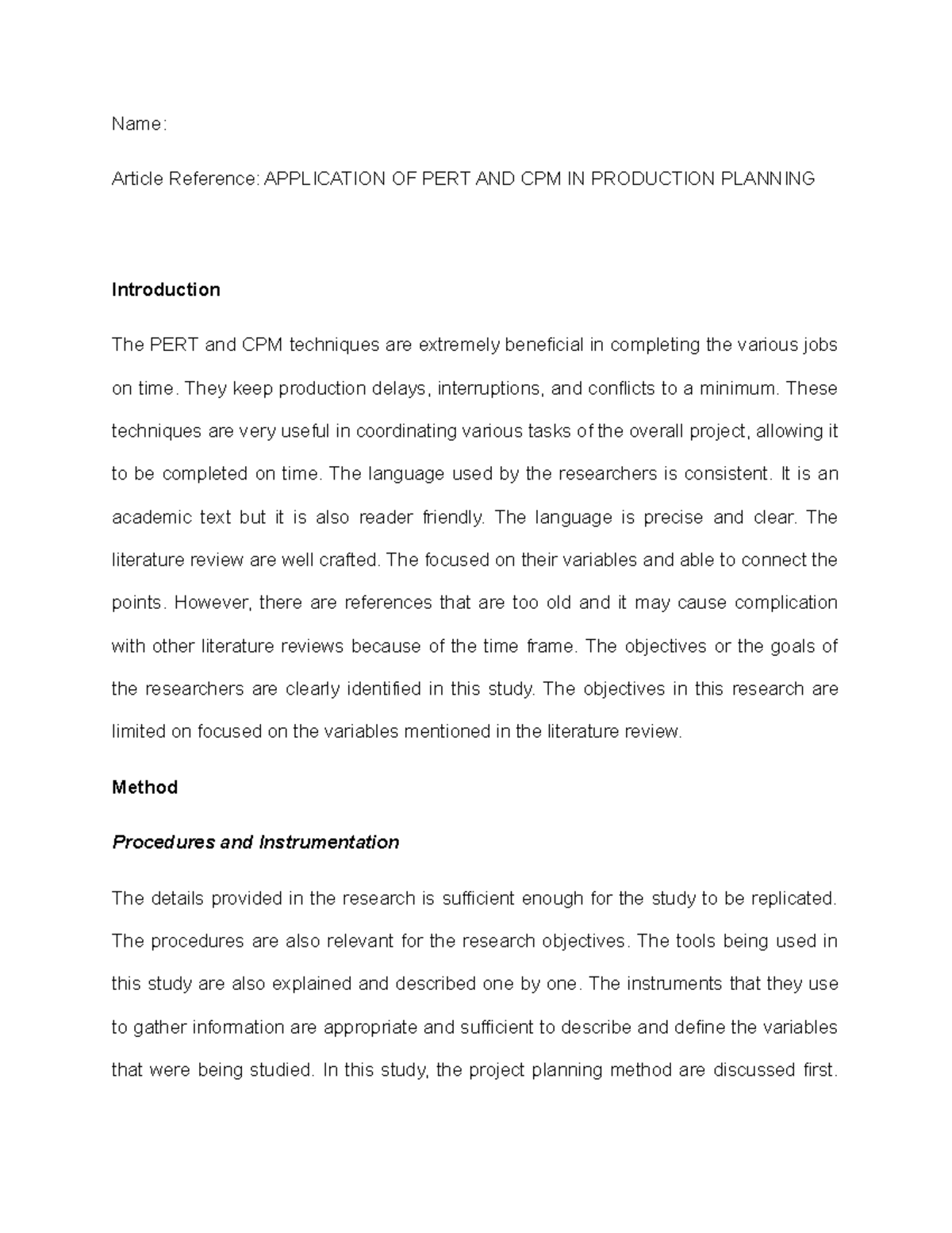 Application of linear programming techniques in production planning ...