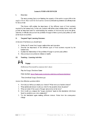 LESSON PLAN in Science - 4A’S SEMI-DETAILED LESSON PLAN IN SCIENCE 4 I ...