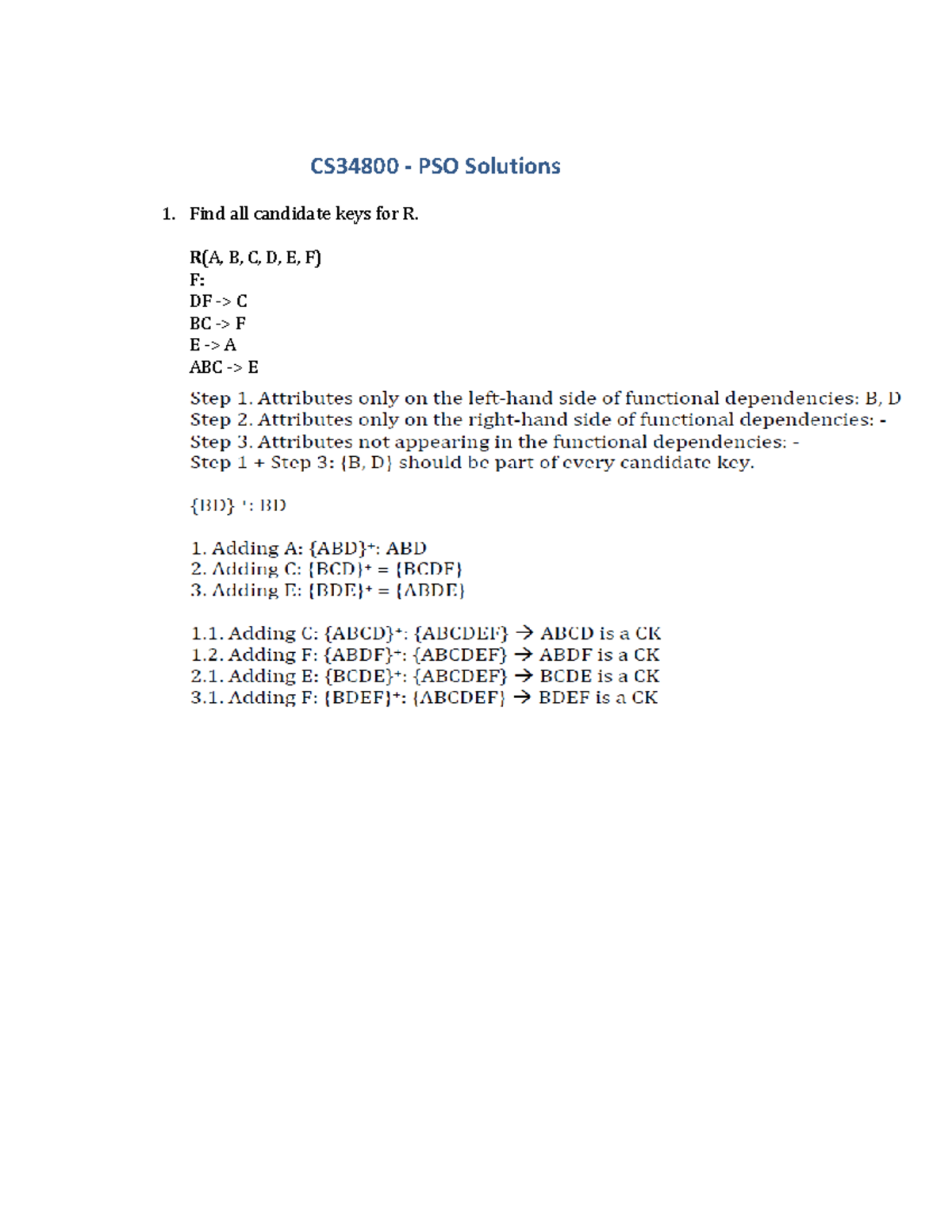 Week9-PSO-Solution - PSO PSO PSO - CS 34800 - CS34800 - PSO Solutions ...