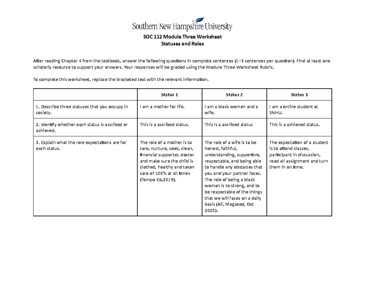 SOC+112+Module+Three+Worksheet+copy - SOC 112 Module Three Worksheet ...