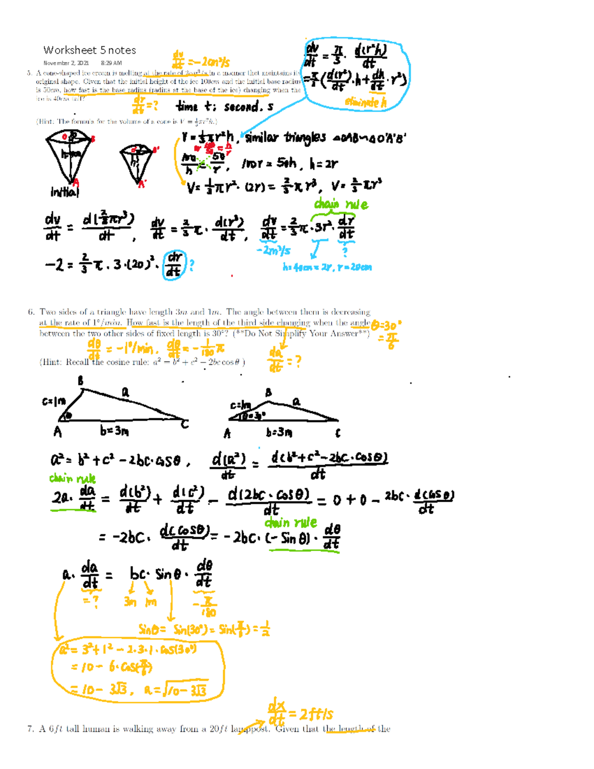 Worksheet 5 notes - Work sheet 5 sol - MATH 1500 - tŽƌŬƐŚĞĞƚ ρ ŶŽƚĞƐ ...