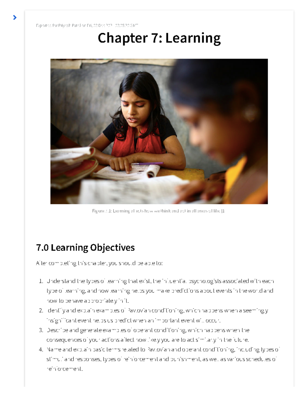 PSYA01 TB Chap 7 - TB Practice - Exported for Priyesh Patel on Fri, 03 Dec 2021 03:05:20 GMT ...