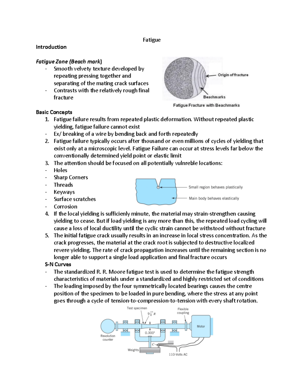 Fatigue - Fatigue Introduction Fatigue Zone (Beach mark) - Smooth ...