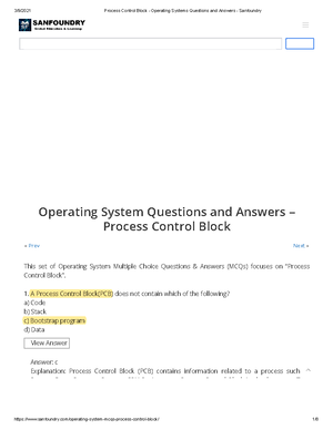 AOS exercise solution - operating system concepts (tenth edition) Abraham Silberschatz, Peter ...