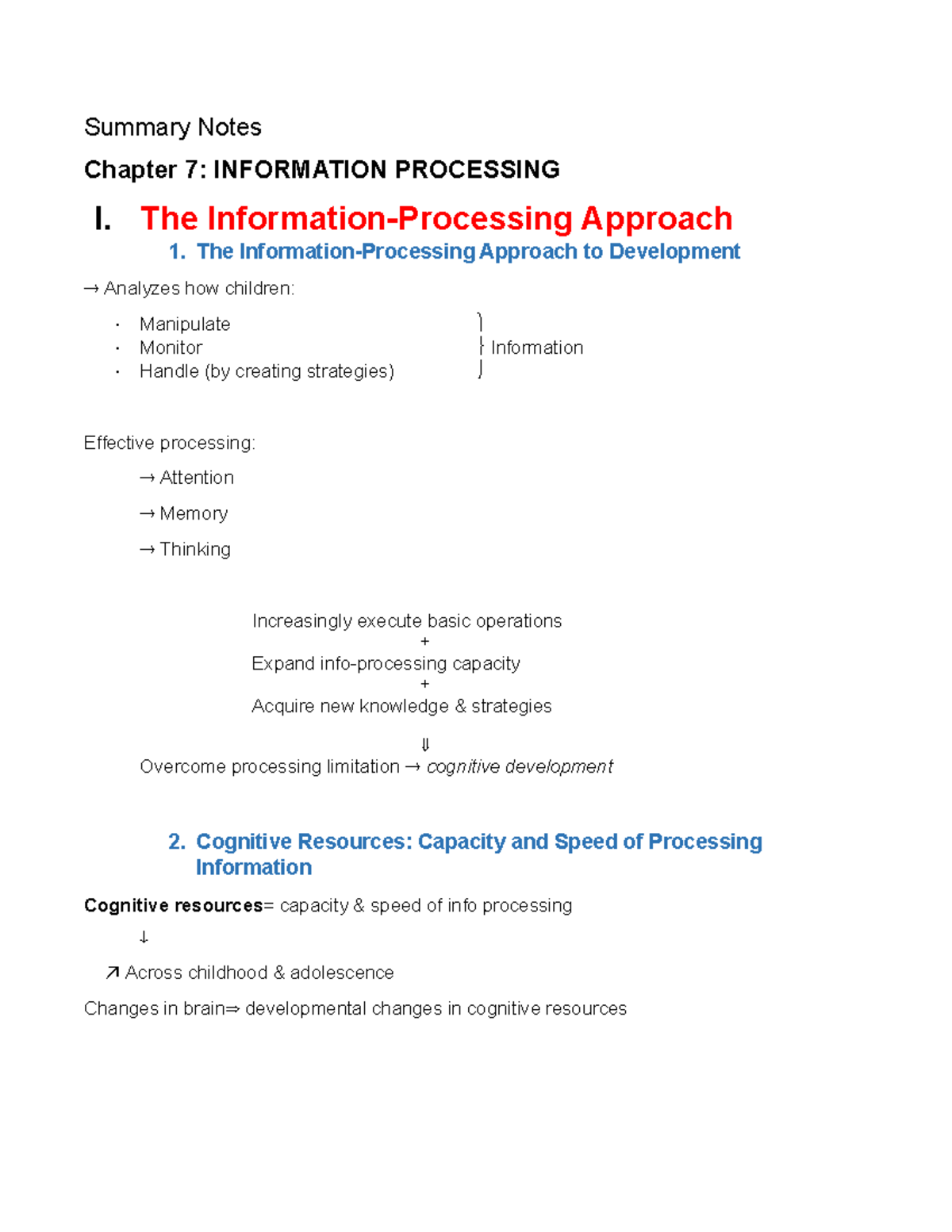 Chapter 7 - John Santrock-Child Development_ An Introduction, 13th ...