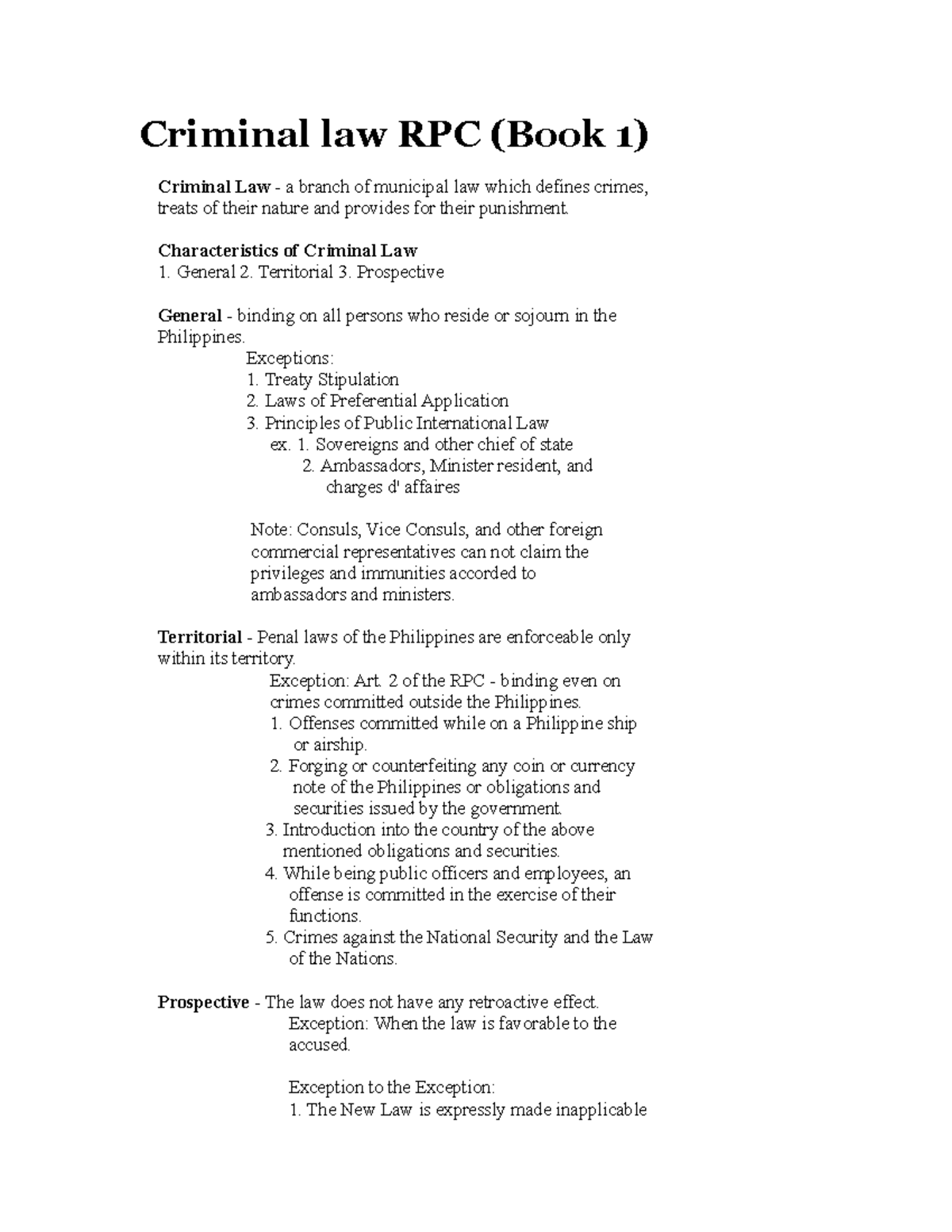 Criminal law RPC.pdf;filename = UTF-8 Criminal law RPC - Criminal law RPC (Book 1) Criminal Law ...