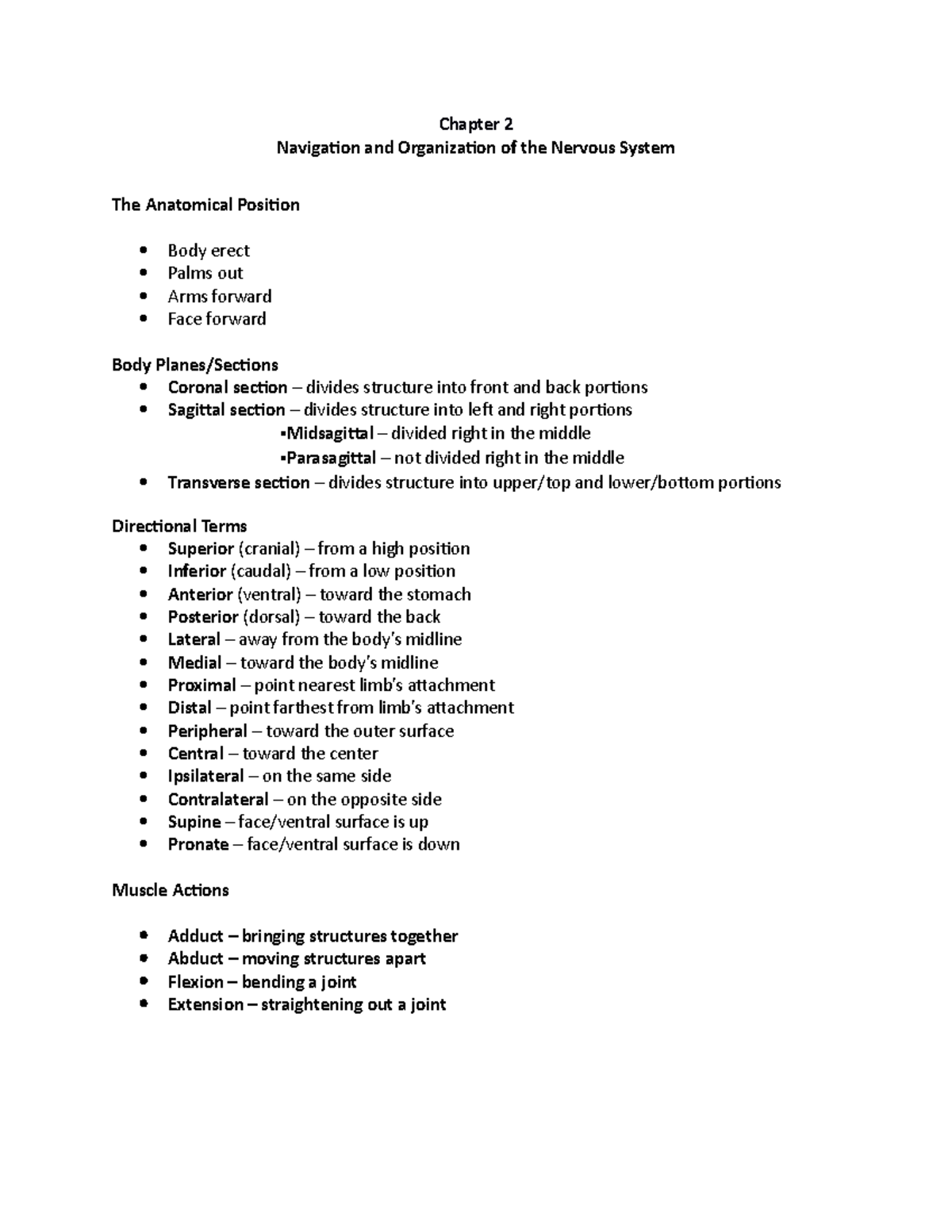 Ch 2 Outline - Lecture notes Ch. 2 - Chapter 2 Navigation and ...