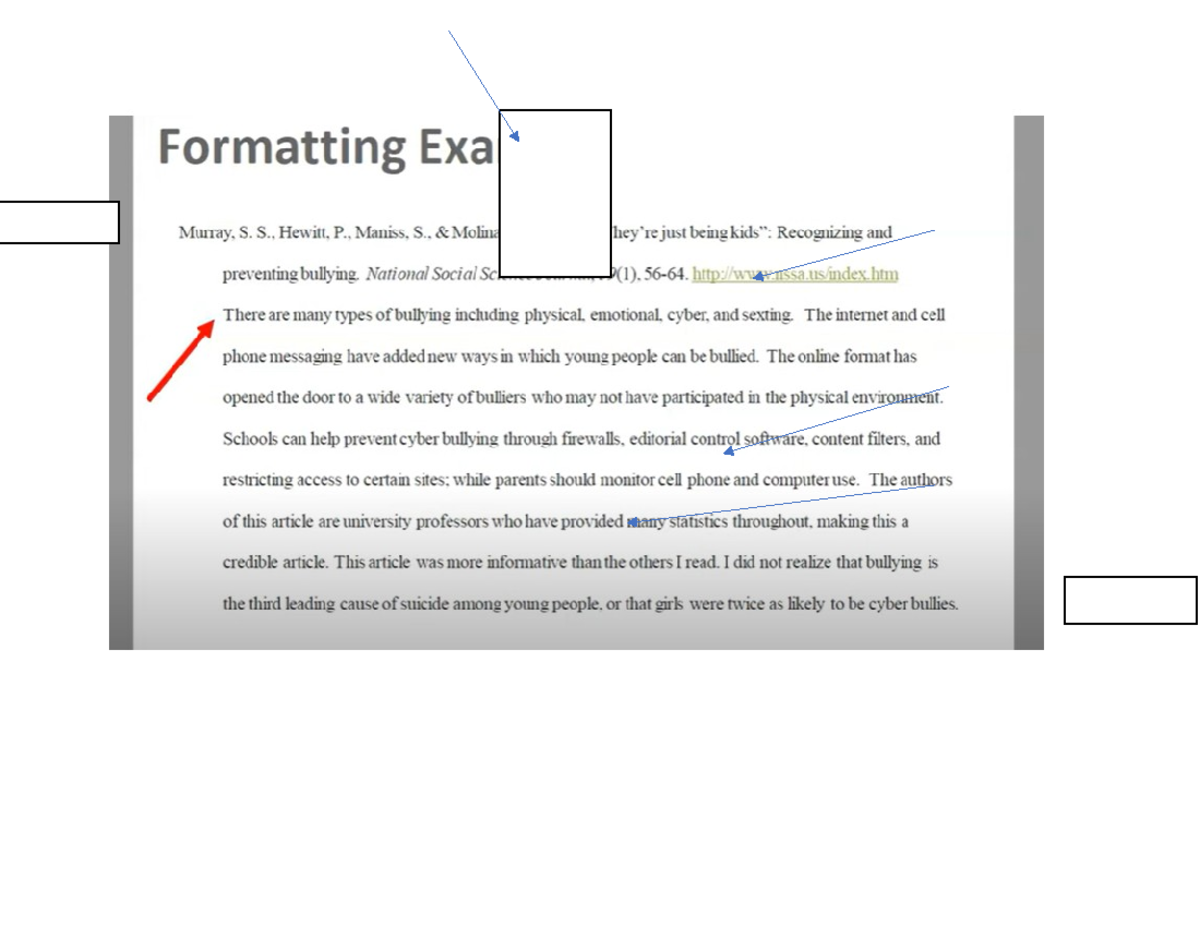 Annotatated Bibliography with Labels - Formatting Exa Murray, S. S ...