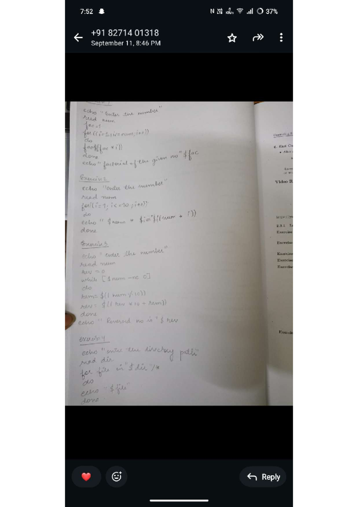 1000034269 - operating system - e 82714 01318 September 11, 8:46 PM echo Enter the number read ...