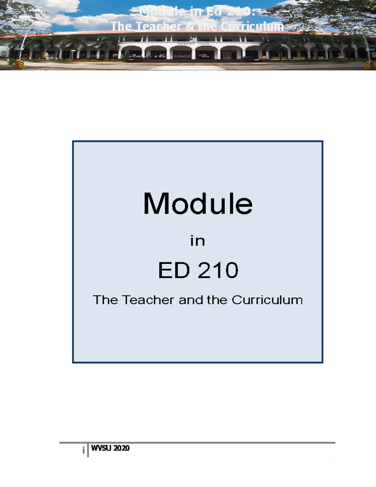 ED-210-converted - for reference only - Module in Ed 210: The Teacher ...