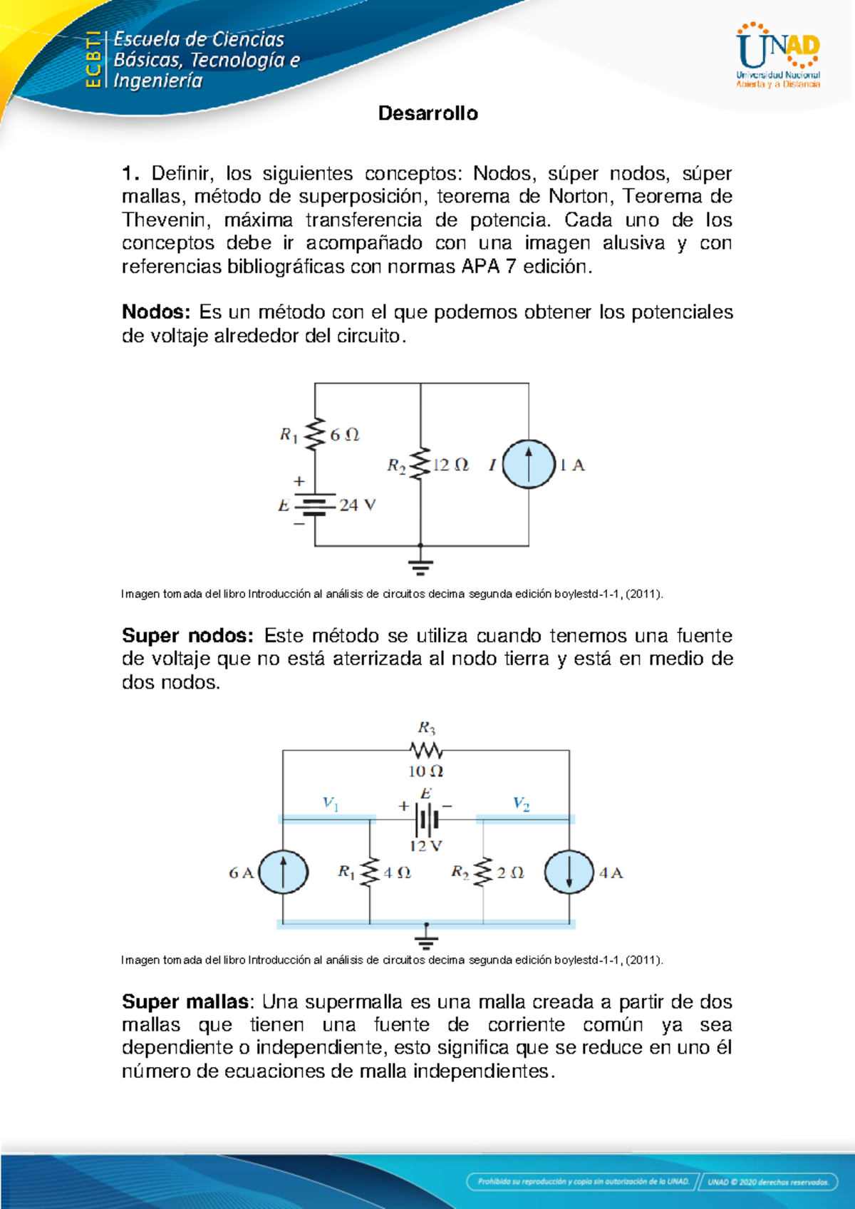 Fase2 circuitos - Desarrollo 1. Definir, los siguientes conceptos ...