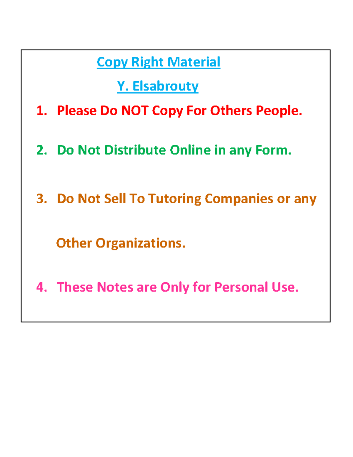 MATH277 WISE MT Review W19 - Copy Right Material Y. Elsabrouty 1 ...