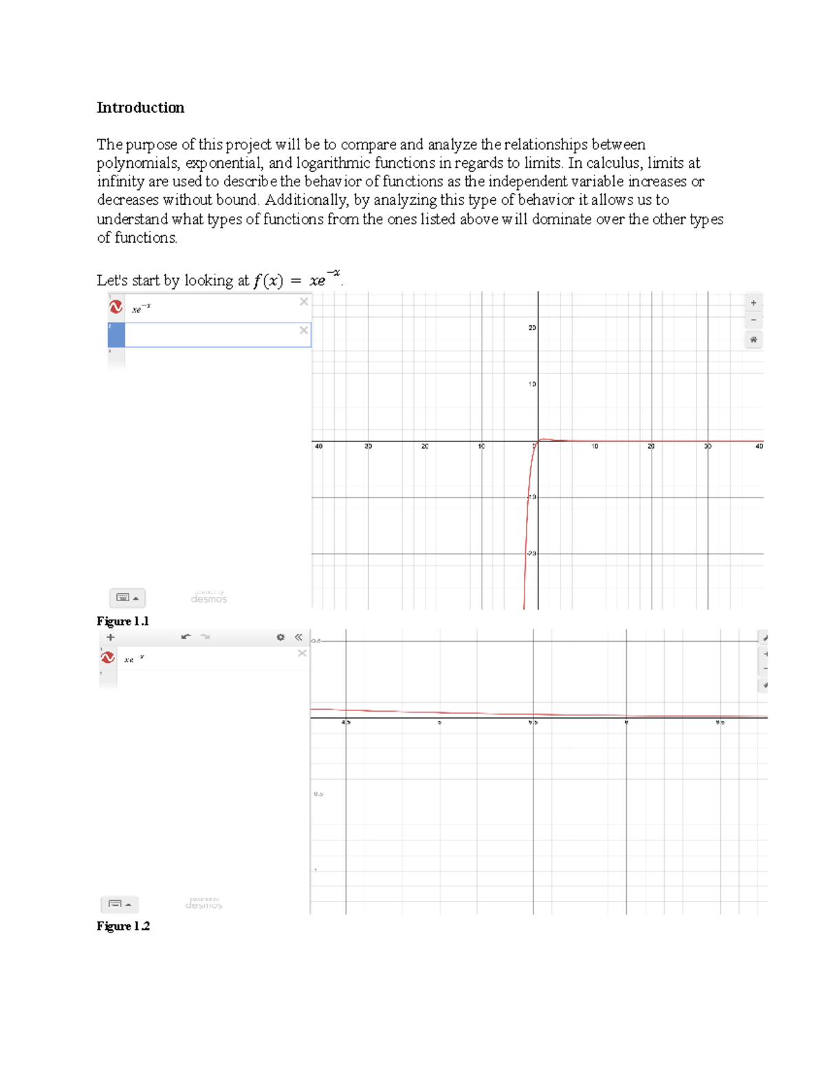 Calc Project - n/a - Introduction The purpose of this project will be ...