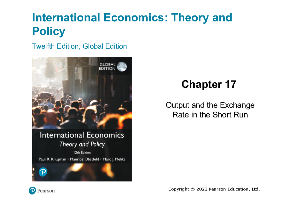 C17 Krugman 12e accessible - International Economics: Theory and Policy Twelfth Edition, Global ...