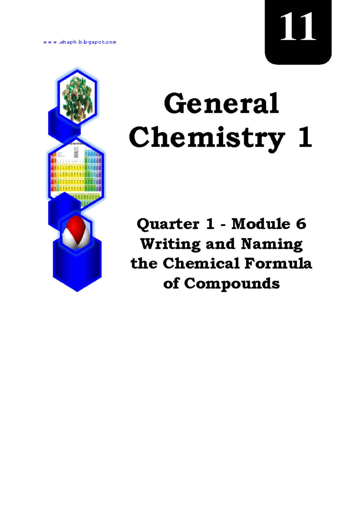 General Chemistry Q1 Mod6 Writing and Naming the Chemical Formula of ...