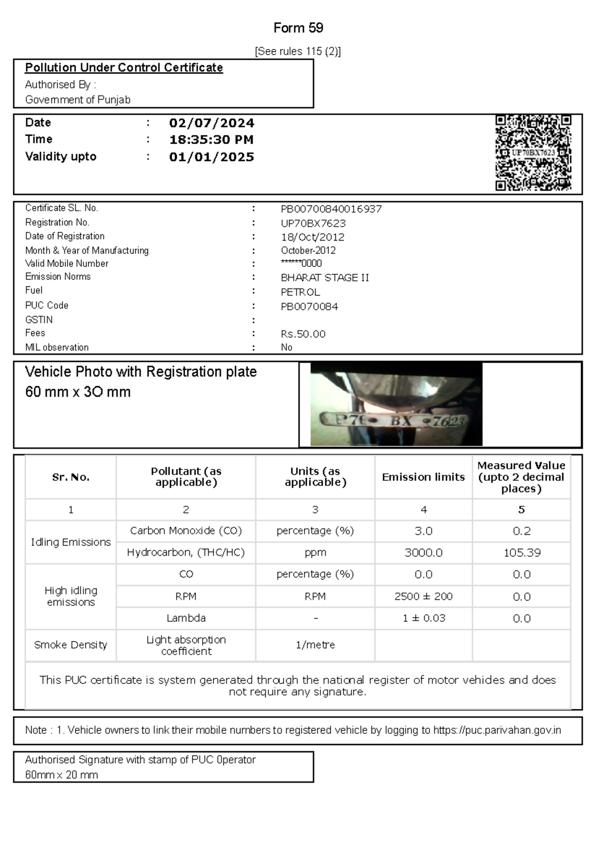 B - 7623 - Ba essay - Form 59 [See rules 115 (2)] Pollution Under ...