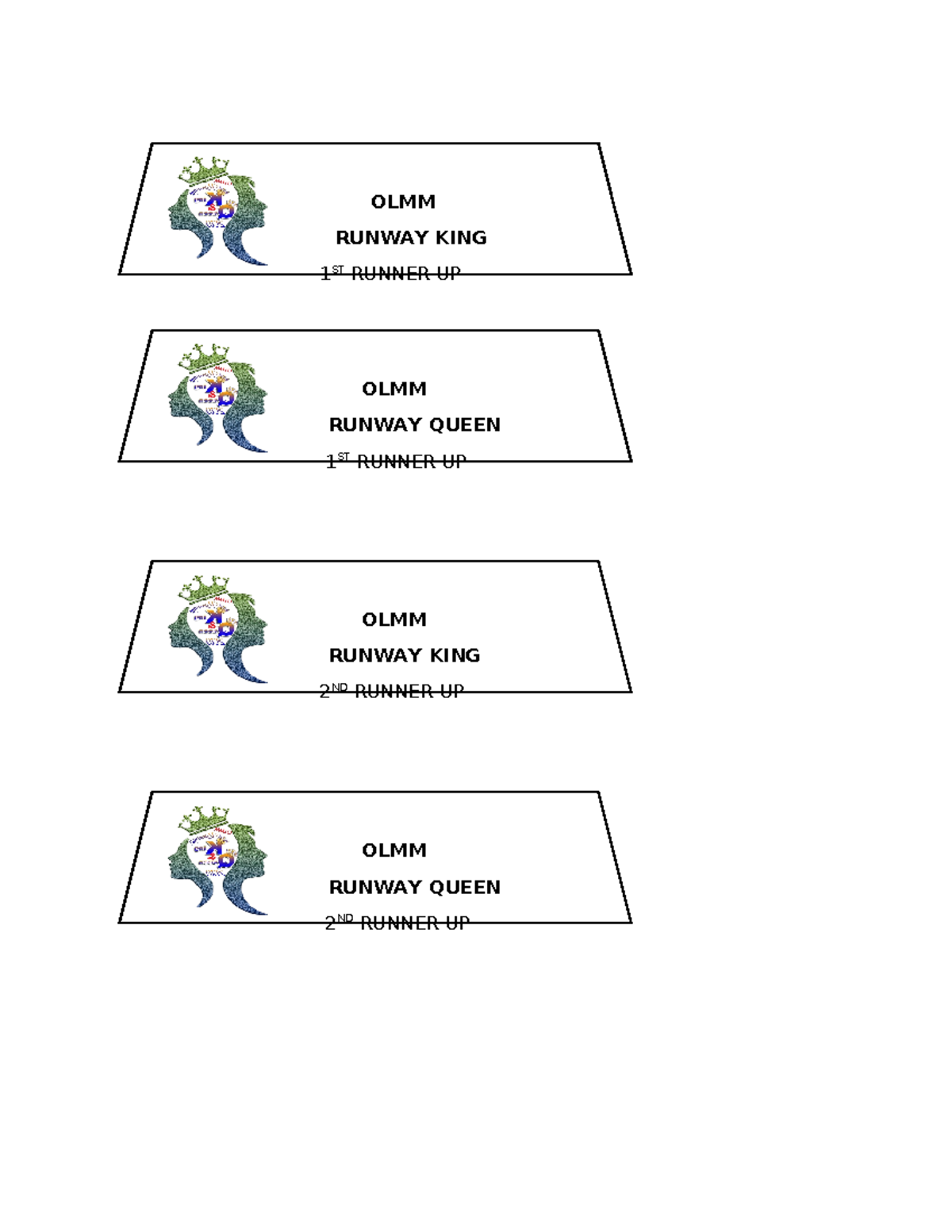 OLMM - YUHHH - Elementary Education - OLMM RUNWAY KING 1 ST RUNNER UP ...