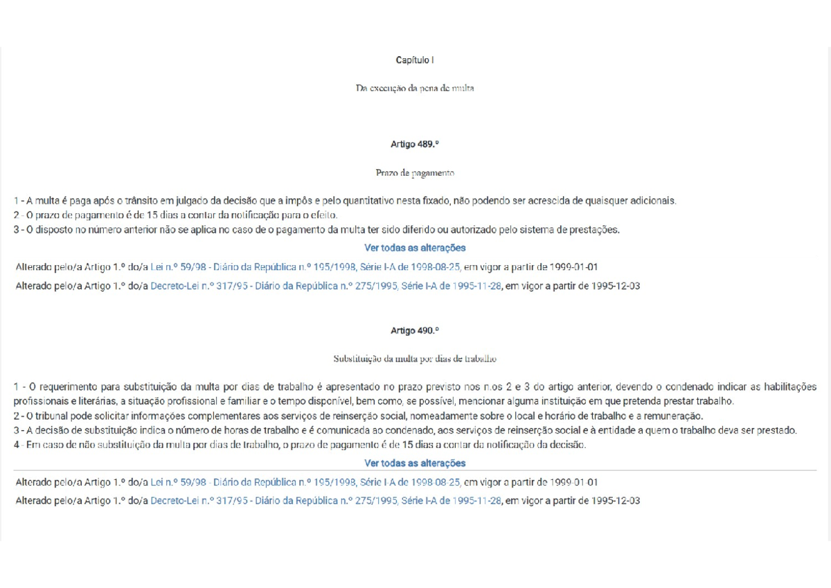 CPP-489-491 - CPP - Direito Penal II - UMinho - Studocu