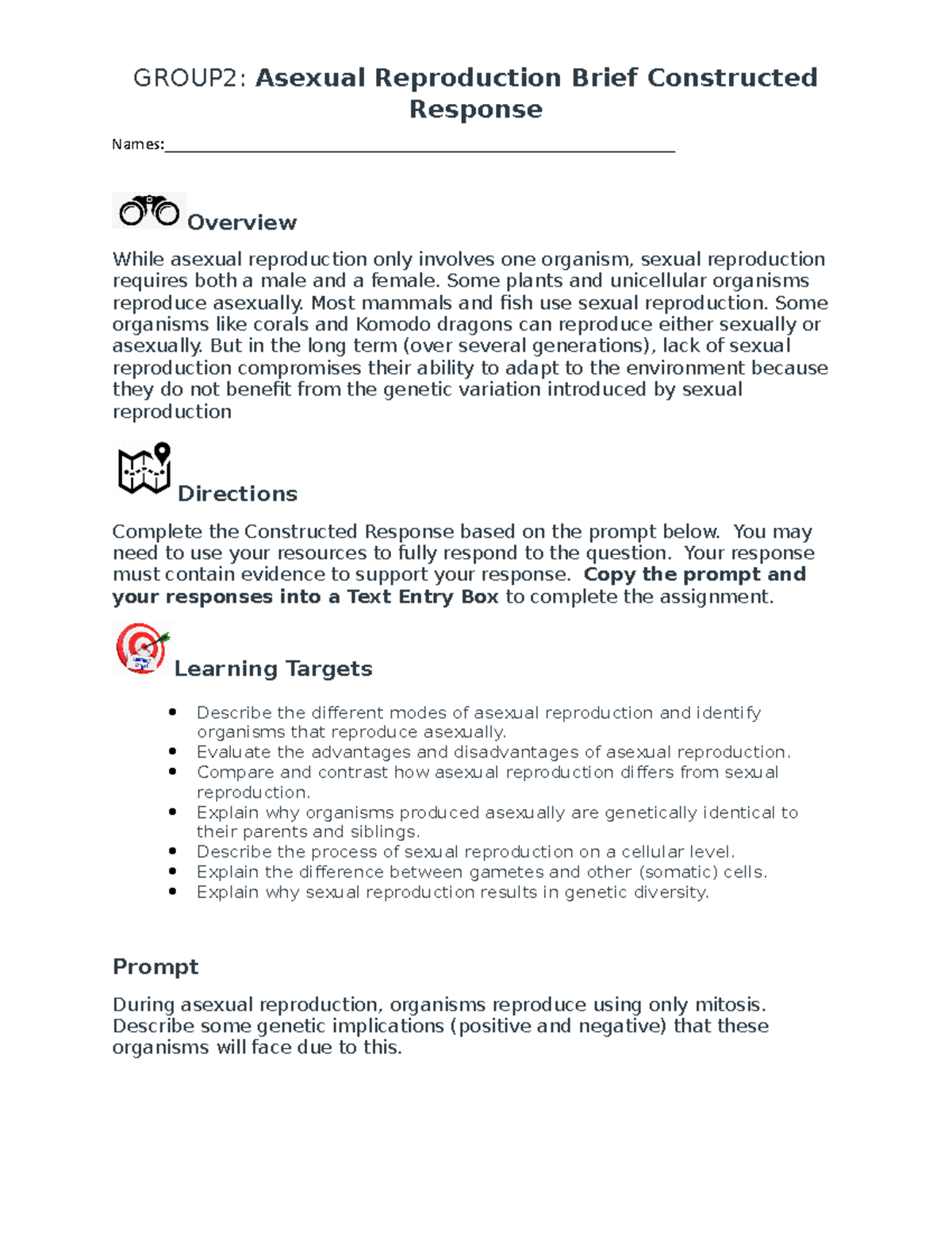 Group 2 Asexual and Sexual reproduction - GROUP2: Asexual Reproduction ...