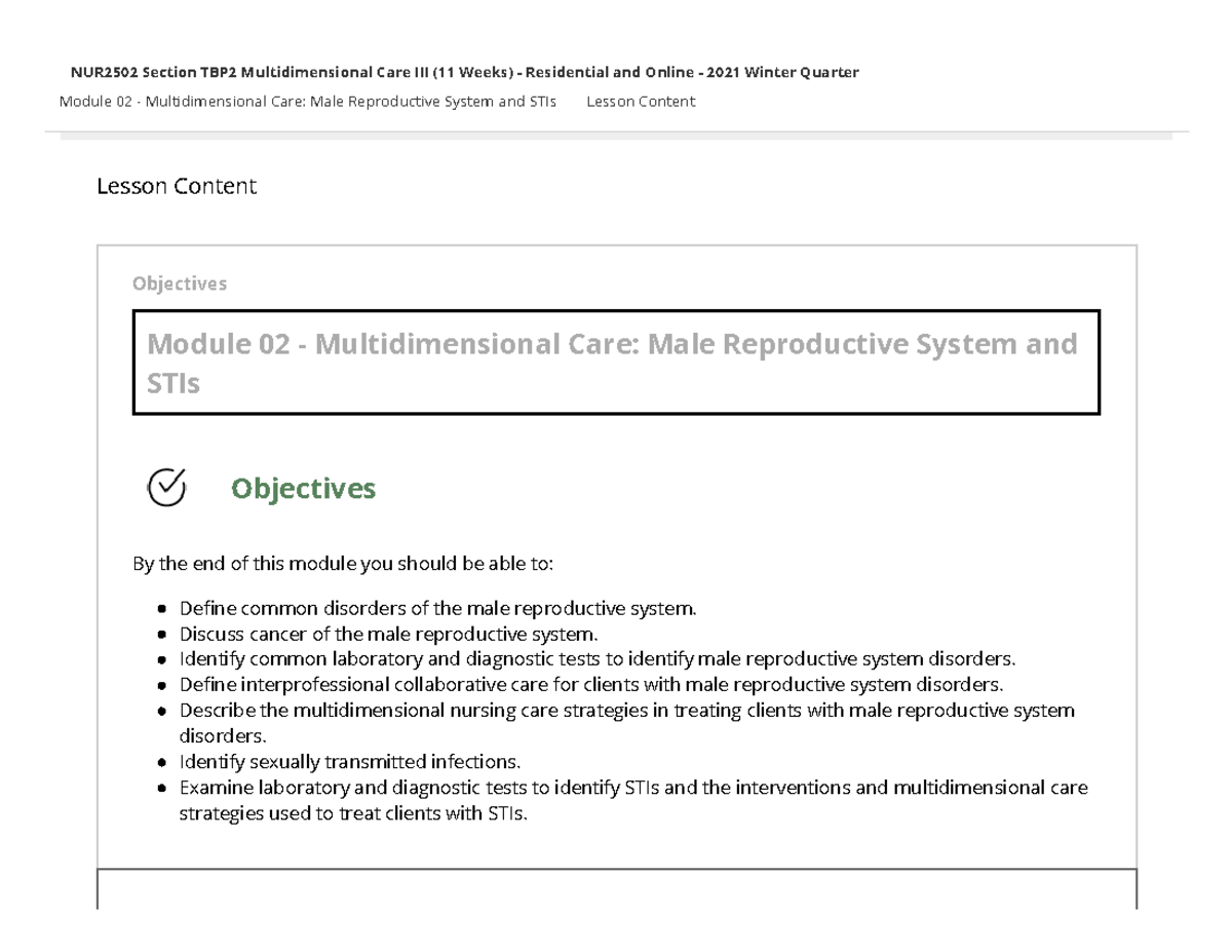 Module 2 - step by step, tips, tricks, and notes to successfully ...