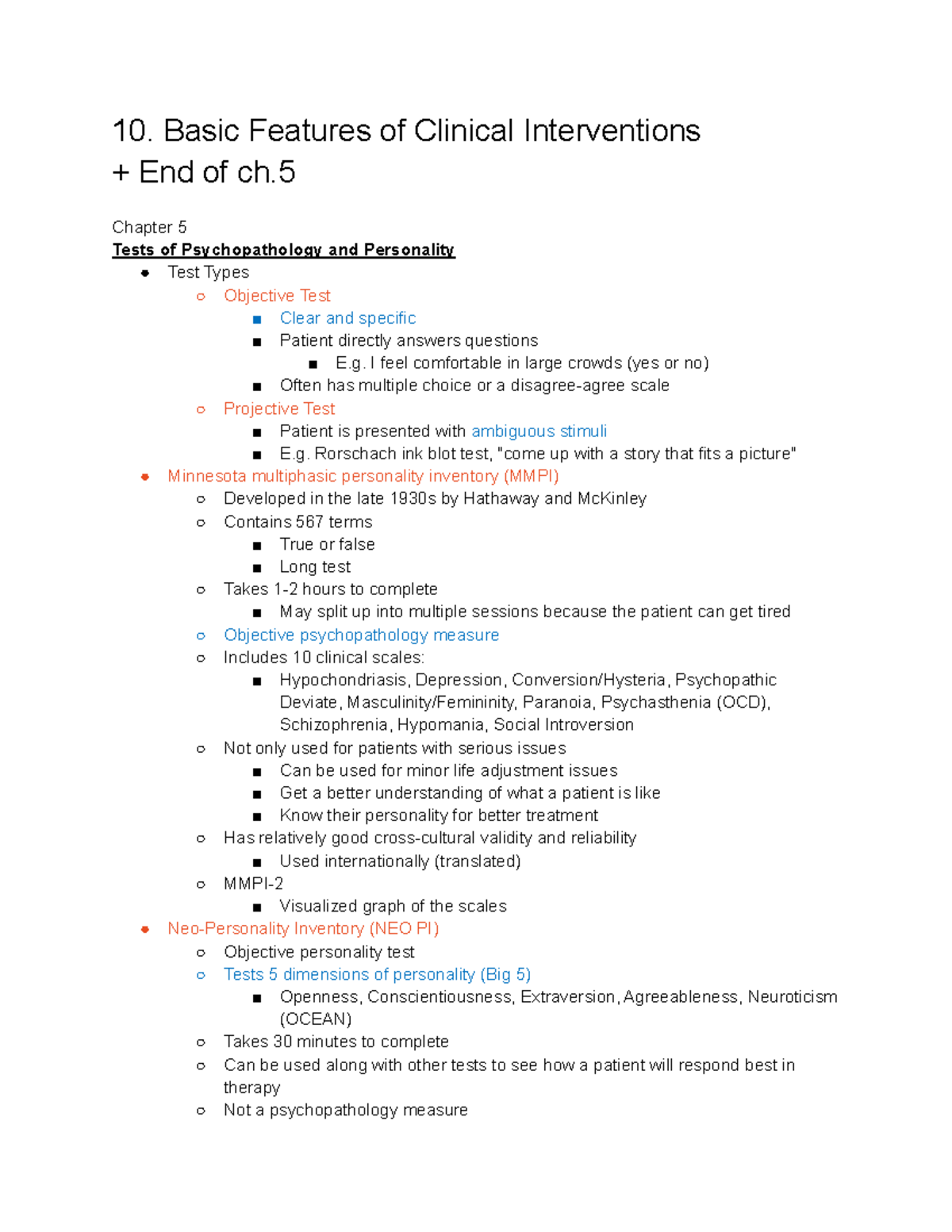 10. Basic Features of Clinical Interventions - 10. Basic Features of ...