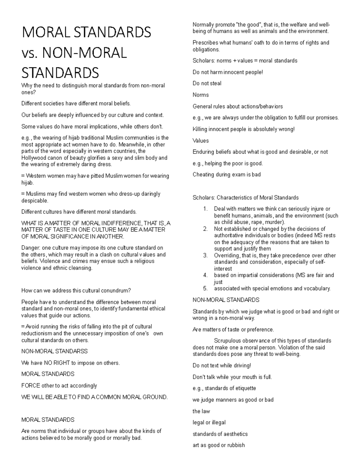 Moral Standards Vs MORAL STANDARDS Vs NON MORAL STANDARDS Why The moral-standards-vs-moral-standards-vs-non-moral-standards-why-the