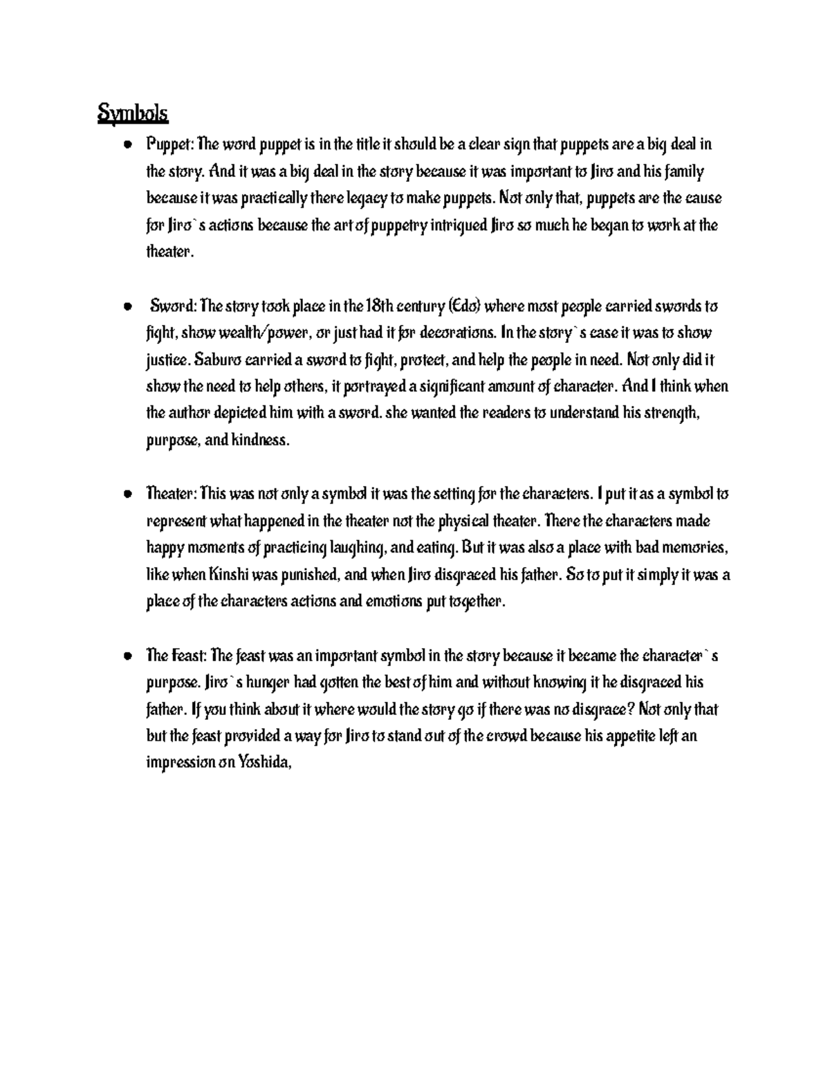 Symbol - Puppet - Symbols Puppet: The word puppet is in the title it ...