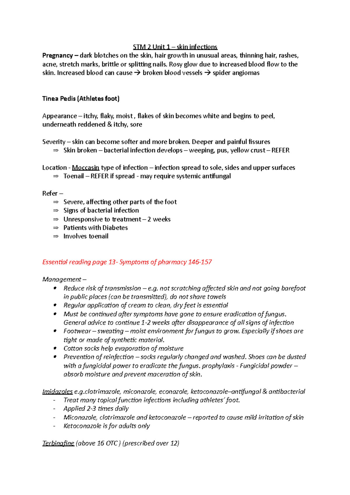 STM Unit 1 - Lecture notes SKIN - STM 2 Unit 1 – skin infections ...