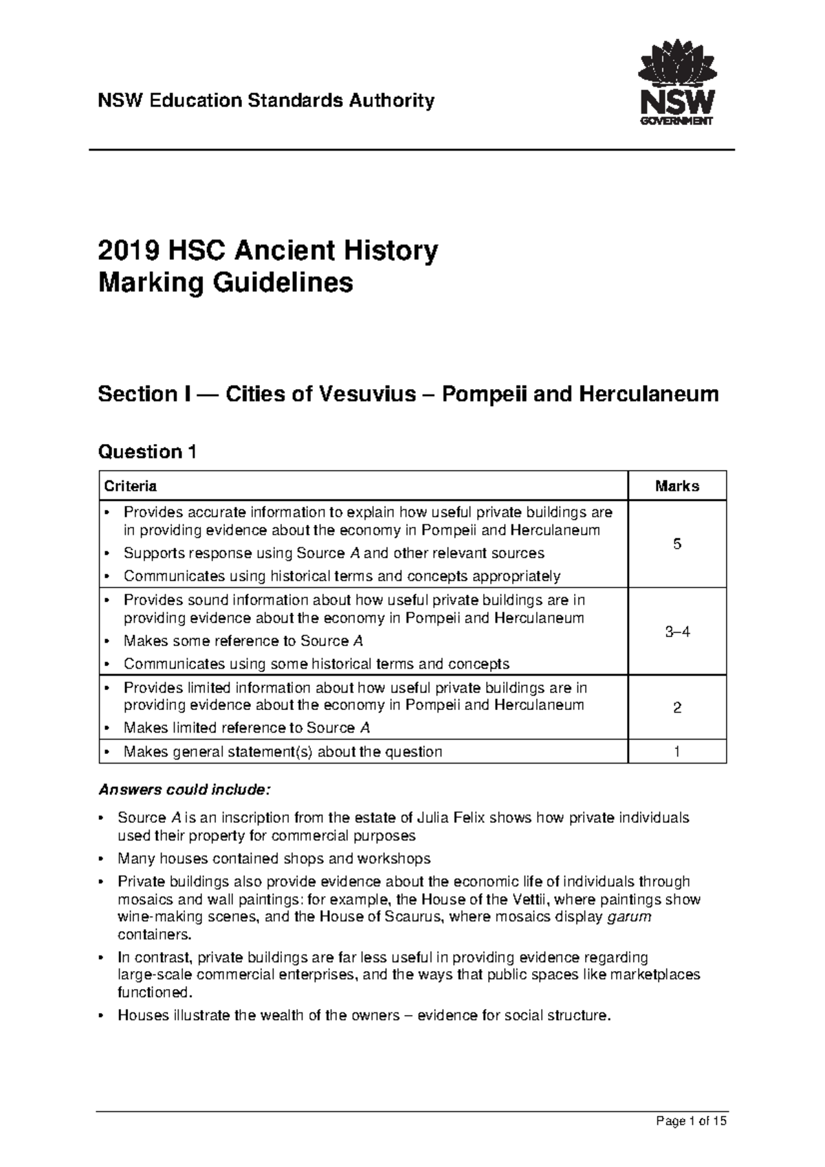 2019 hsc ancient history mg - NSW Education Standards Authority 2019 ...