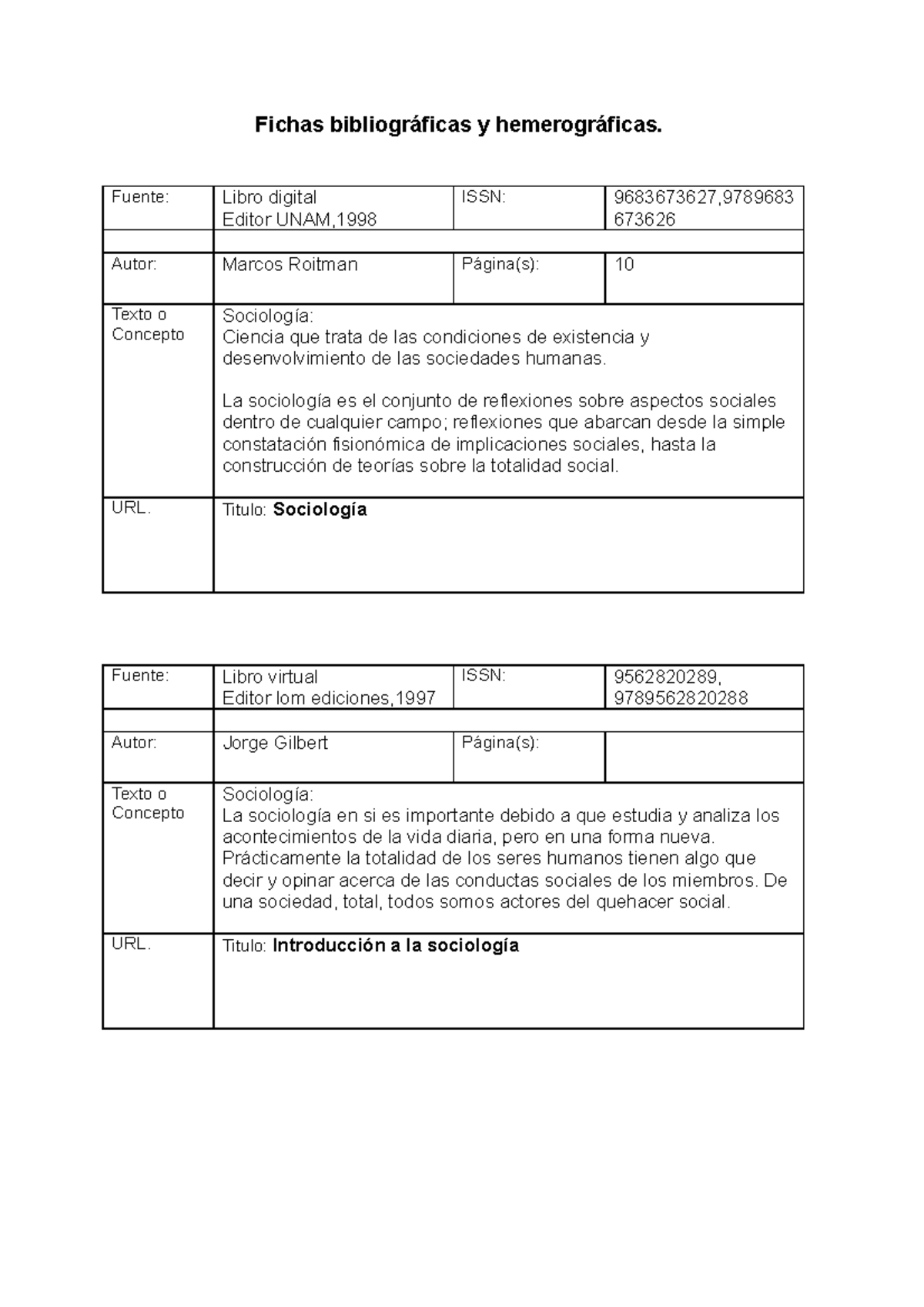 JORL Fichas bibliográficas - Fichas bibliográficas y hemerográficas ...