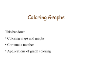 Graph coloring page 4 - 2016/2017 - 616 8 Graphs EXAllIPLE 2 EXAMPLE 3 ...