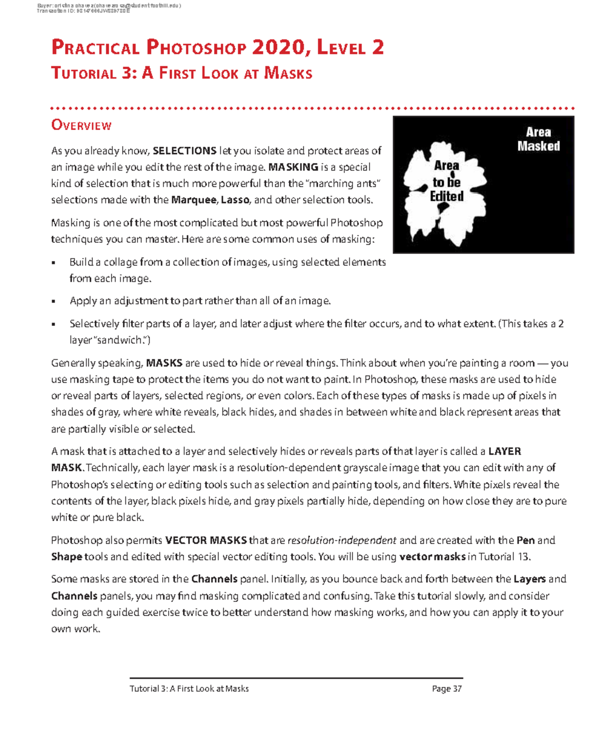 Practical photoshop chapter 3 - PRACTICAL PHOTOSHOP 2020, LEVEL 2 ...