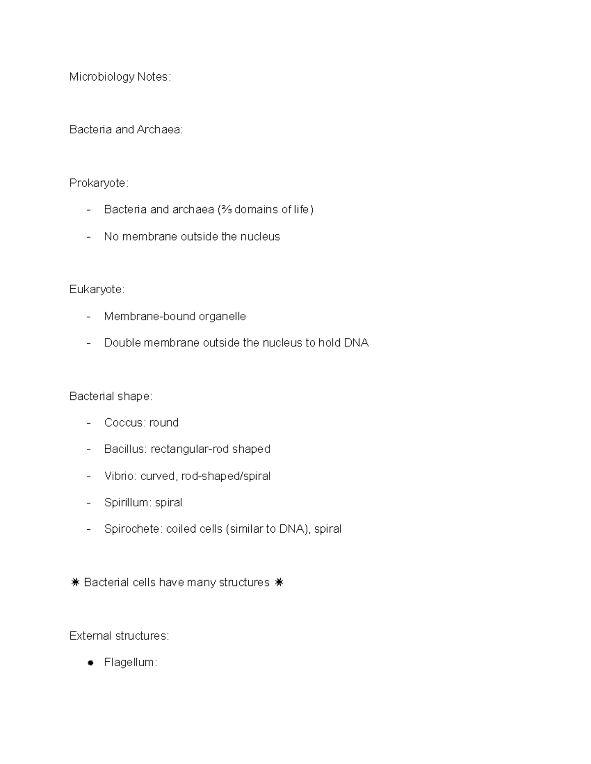 Microbiology Notes bacteria and archaea 1 - Microbiology Notes ...