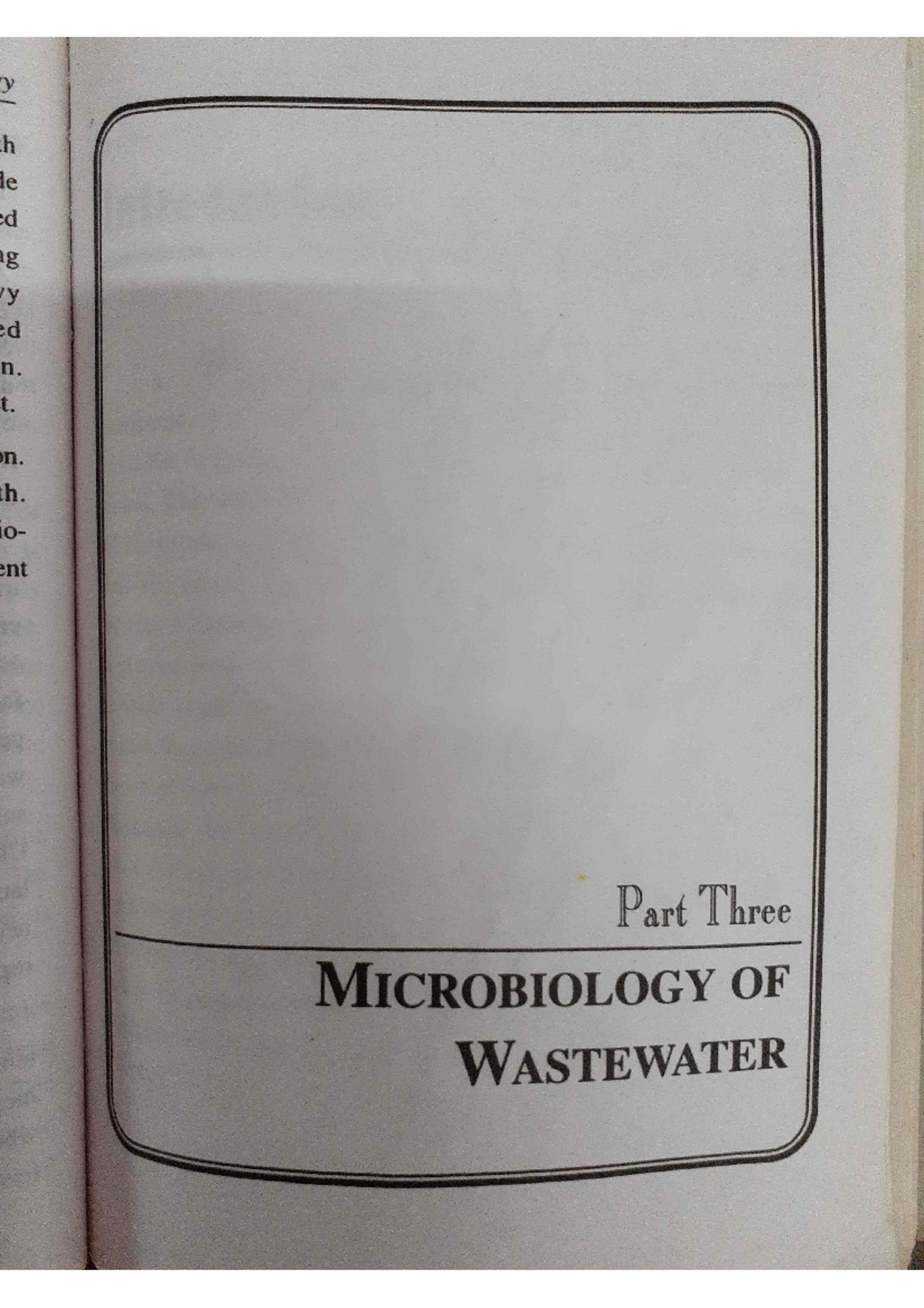 Microbiology of waste water - Studocu