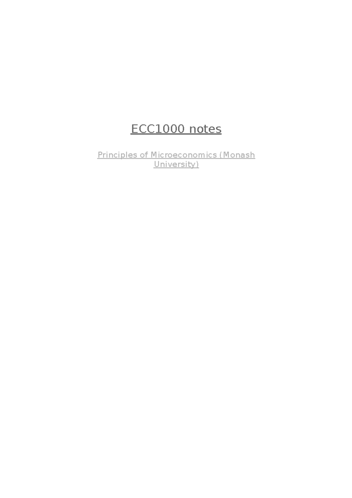 Final ecc1000-notes - Summarized Notes for ECC1000 Year 2020/2021 ...