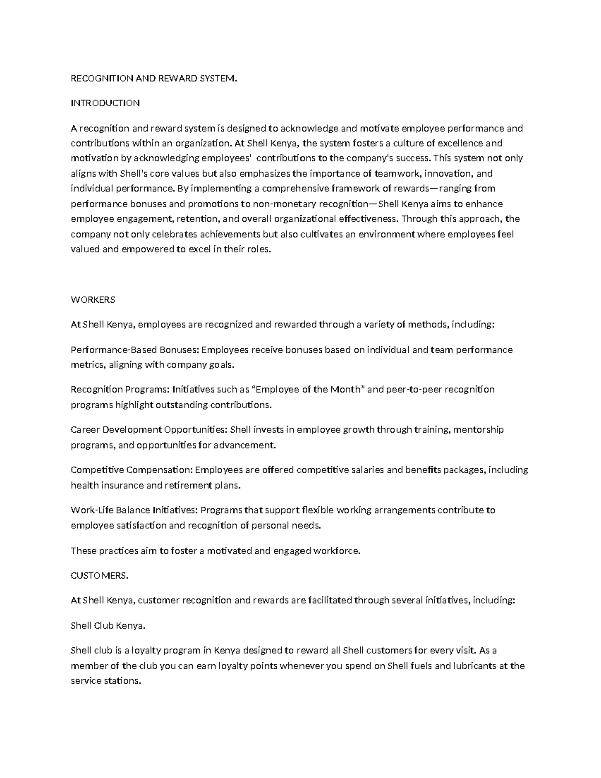 Recognition AND-WPS Office - RECOGNITION AND REWARD SYSTEM ...