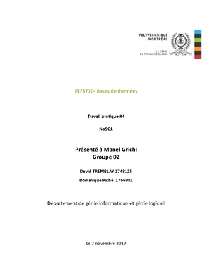 TP1 INF3710 explications - École Polytechnique de Montréal Département ...